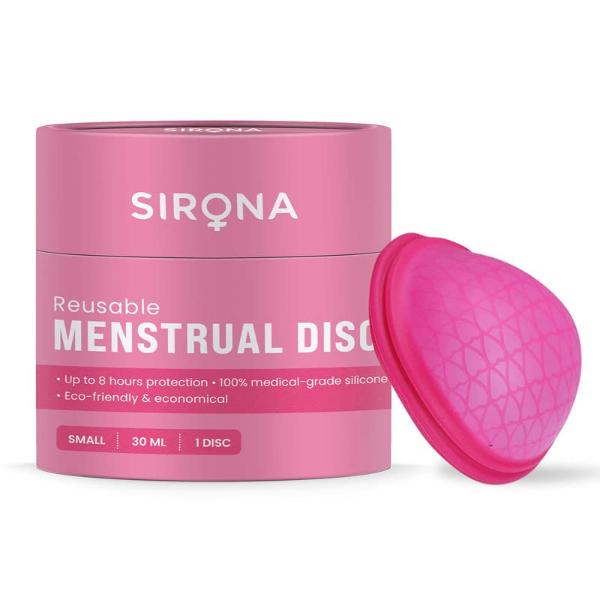 Buy Sirona Reusable Menstrual Cup Disc for Women - Small 1's Online at ...