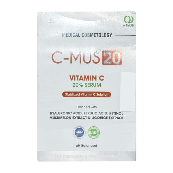 C MUS 20 Serum 20ml Price, Uses, Side effects, Substitutes | Netmeds