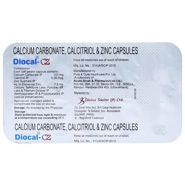 DIOCAL CZ Capsule 10's