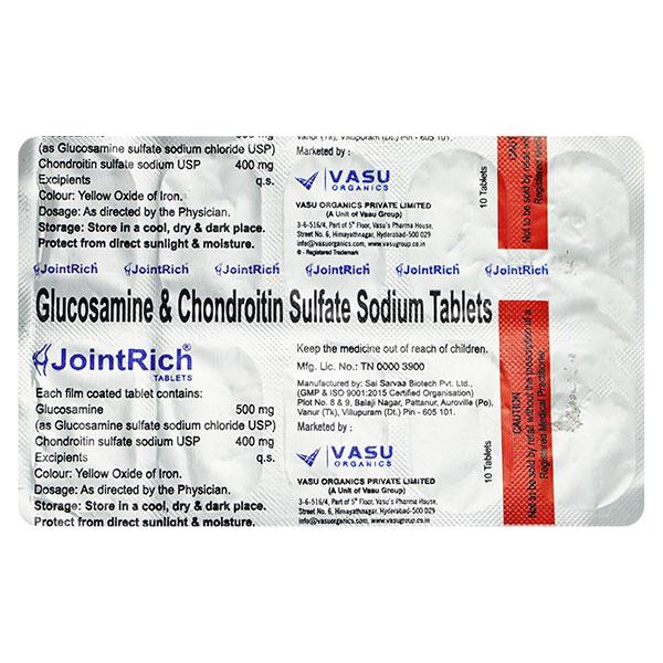 Buy JOINT RICH Tablet 10's Online at Upto 25% OFF | Netmeds