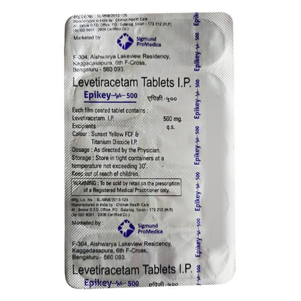 EPIKEY 500mg Tablet 10's