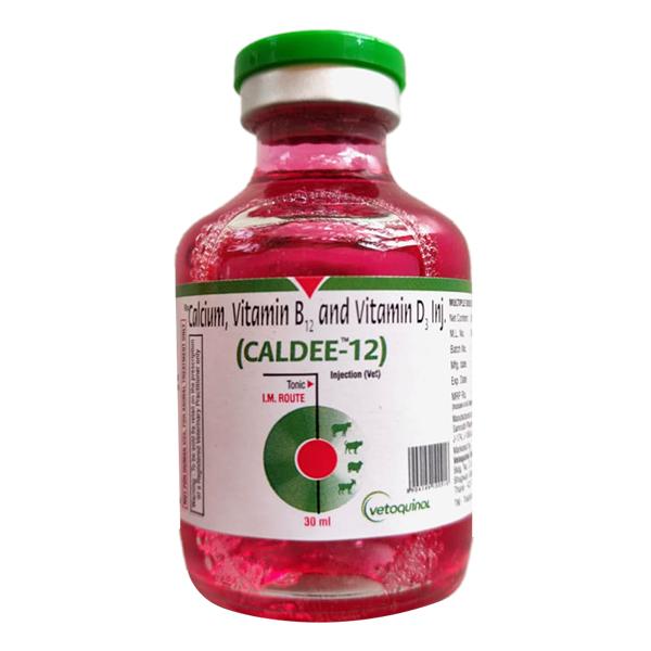 Caldee 12 (Vet) Injection 30ml Price, Uses, Side effects | Netmeds