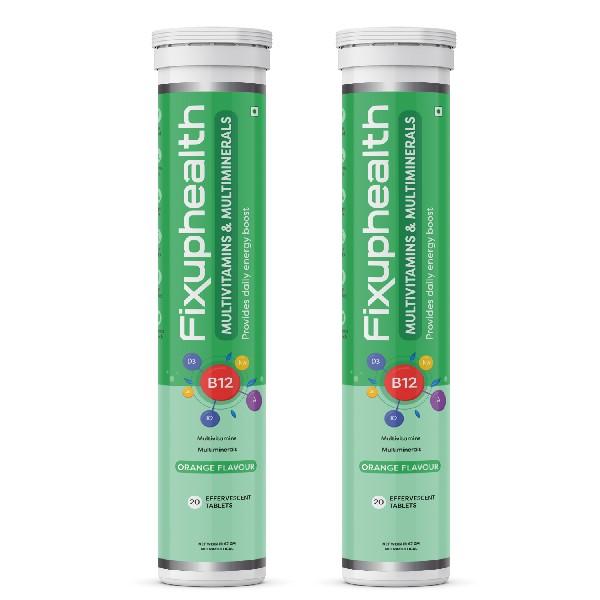 Buy FixUpHealth Multivitamins and Multiminerals Effervescent Tablet ...