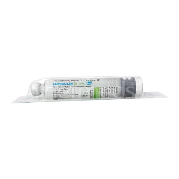 Buy Lupisulin N 100IU Cartridge 1X3ml Online at Upto 25% OFF | Netmeds