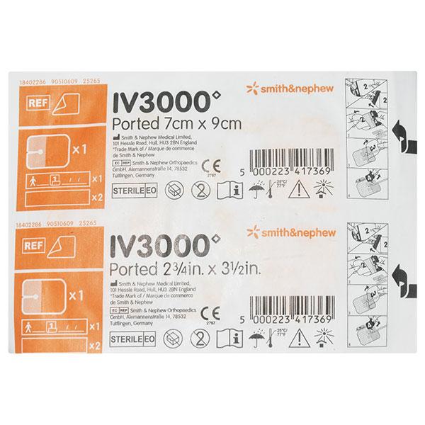 Smith & Nephew IV 3000 Ported Bactigras (7 cm x 9 cm) 1's Online at ...