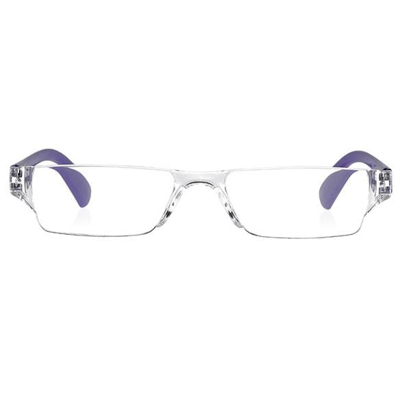 Buy Klar Eye Rectangle Rimless K-511 Reading Glass - Purple, 1.5 Power ...