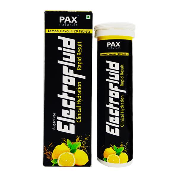 PAX Naturals Sugar Free Electrofluid Effervescent Tablet 20's