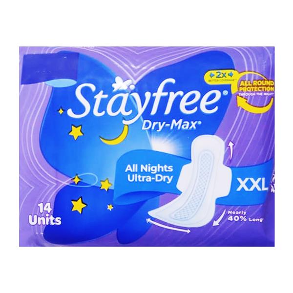 Buy Stayfree Dry-Max All Nights Ultra Dry XXL Pads 14's Online at Best ...