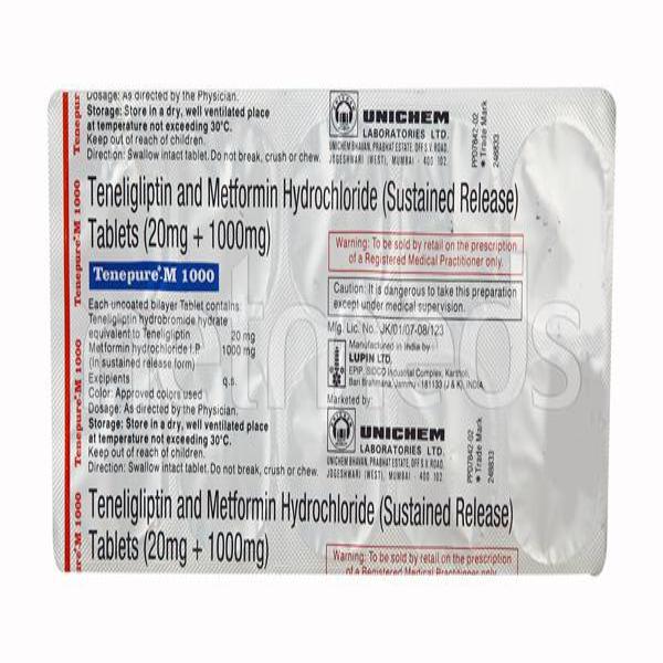 TENEPURE M 1000 Tablet 10's