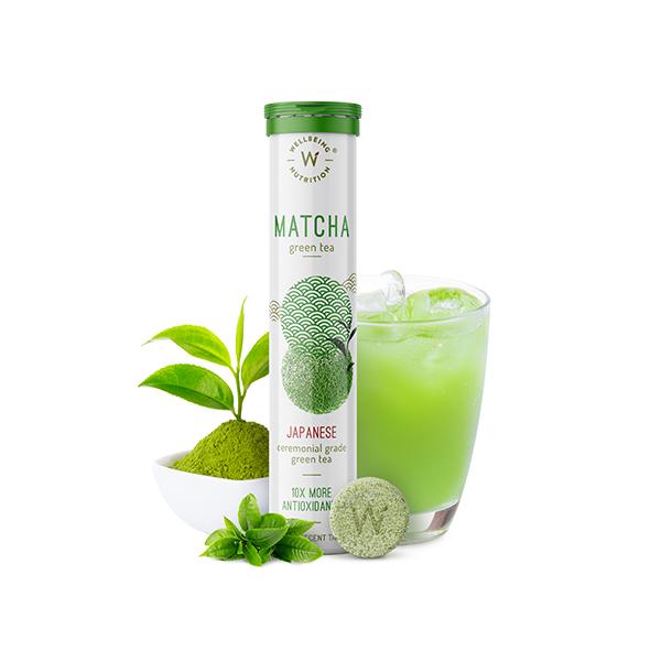 Buy Wellbeing Nutrition Matcha Green Tea Effervescent Tablet 20's ...