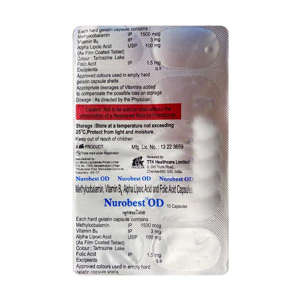 Nurobest OD Capsule 10'S