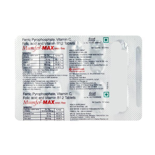 Mumfer Max Tablet 10'S
