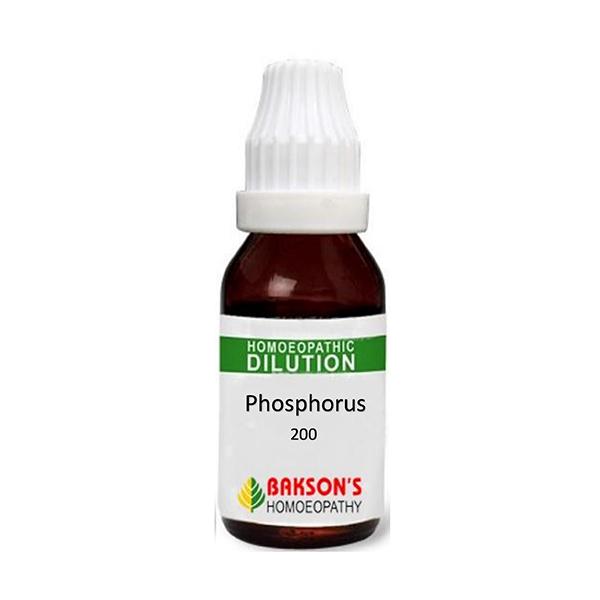 Bakson's Phosphorus 200 CH Liquid 30 ml Online at Best Price - Dilutions