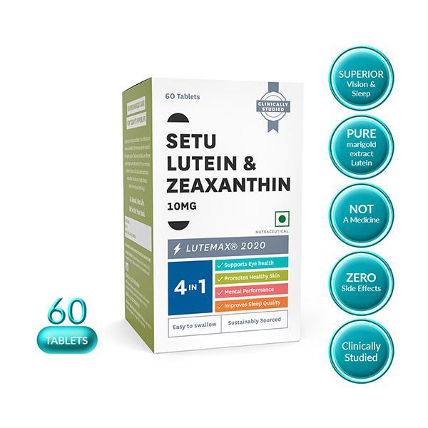Setu Lutein and Zeaxanthin 10 mg (for Eye Health) Tablet 60's