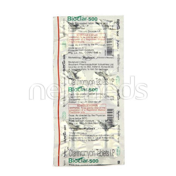 Bioclar 500mg Tablet 6'S