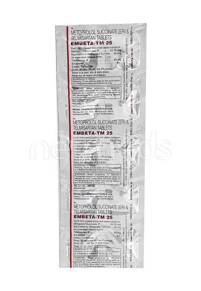 Embeta TM 25mg Tablet 10'S