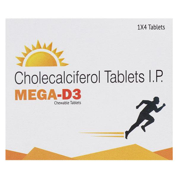 MEGA D3 Chewable Tablet 4's