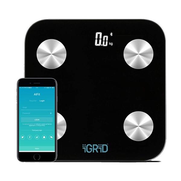 iGRiD Smart Weight Scale with Alfit App - Black 1's Online at Best ...