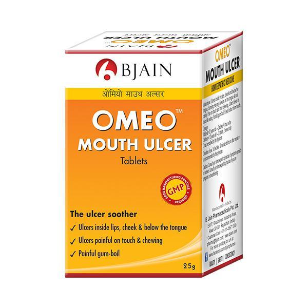 Buy Bjain Omeo Mouth Ulcer Tablet 25 gm Online at Discounted Price ...