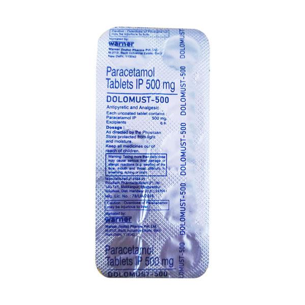 DOLOMUST 500 Tablet 10's