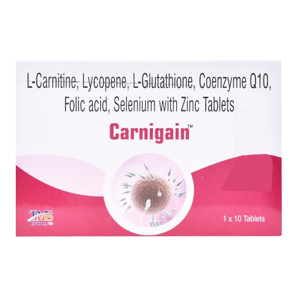 CARNIGAIN Tablet 10's Price, Uses, Side effects, Substitutes | Netmeds