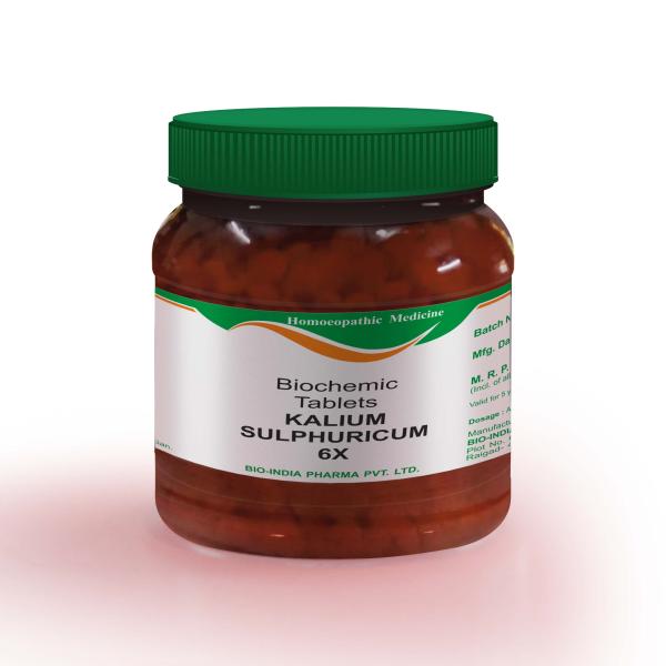 Bio-India's Biochemic Tablet - Kalium Sulphuricum 6X 450 gm Online at ...