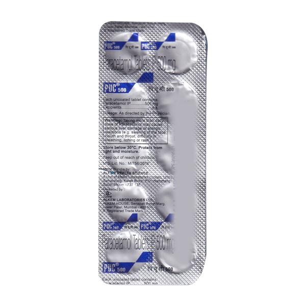 PUC 500mg Tablet 10's