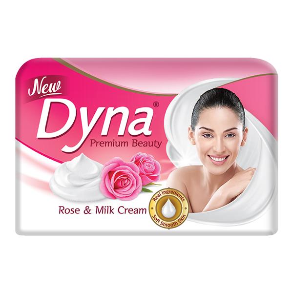 Dyna Beauty Soap - Rose Extract & Milk Cream(Pack of 5 x 100 gm) 1's ...