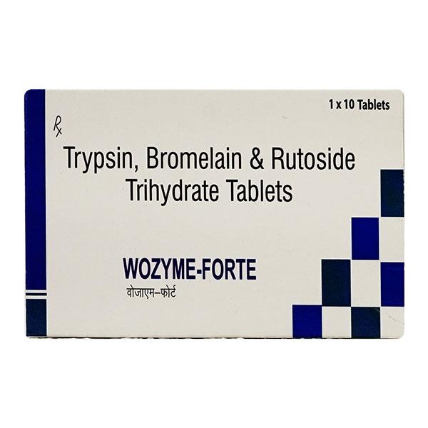 WOZYME FORTE Tablet 10's Price, Uses, Side effects, Substitutes | Netmeds