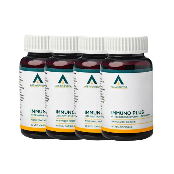 Age Ayurveda Immuno Plus Veg. Capsule (Pack of 4 x 60's) 1's Online at ...