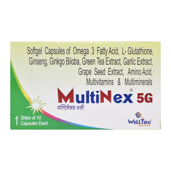 MULTINEX 5G Capsule 10's - Buy Medicines online at Best Price from ...