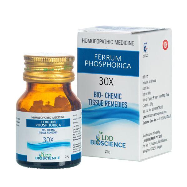 Buy LDD Bioscience Bio-Chemic Ferrum Phosphorica 30X Tablet 25 gm ...