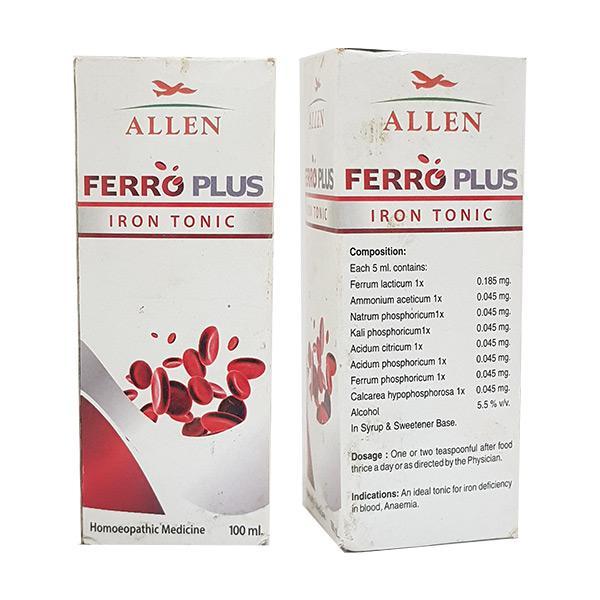 Allen Ferro Plus Iron Tonic 100 ml online at best price-Homeopathy