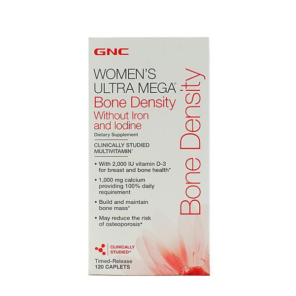 GNC Women's Ultra Mega Bone Density Caplets 120's online at best price ...