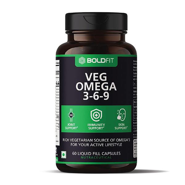 Boldfit Veg Omega 3 6 9 Capsule 60's Online at Best Price - Biotins