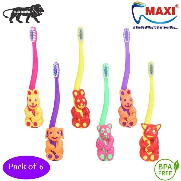 Buy MAXI Bingo Junior Toothbrush - Soft 6's Online at Discounted Price ...