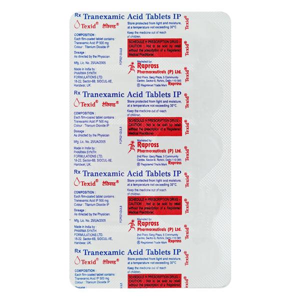 TEXID Tablet 10's Price, Uses, Side effects, Substitutes | Netmeds