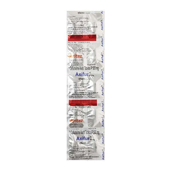 Axifur 500mg Tablet 10'S : Uses, Side Effects, Price | Netmeds