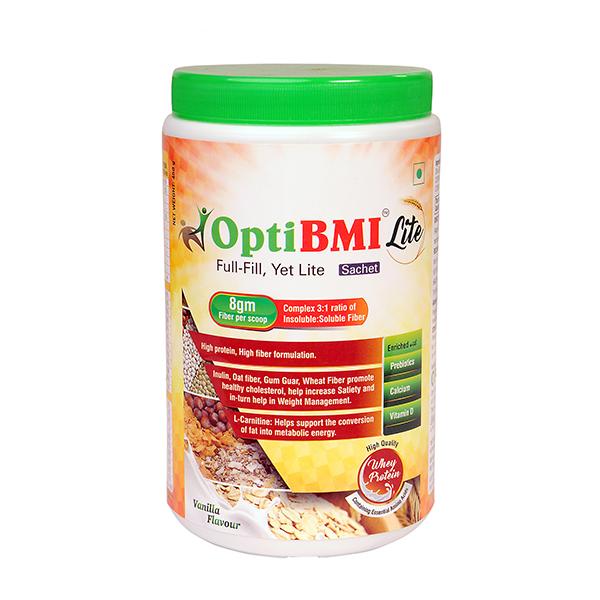 Opti BMI Lite Nutritional Powder - Vanilla Flavour 450 gm