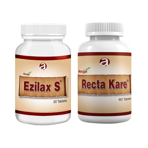 Anuja Ezilax S Tablets 30's & Anuja Recta Kare Tablet 60's (Combo Pack) 1's