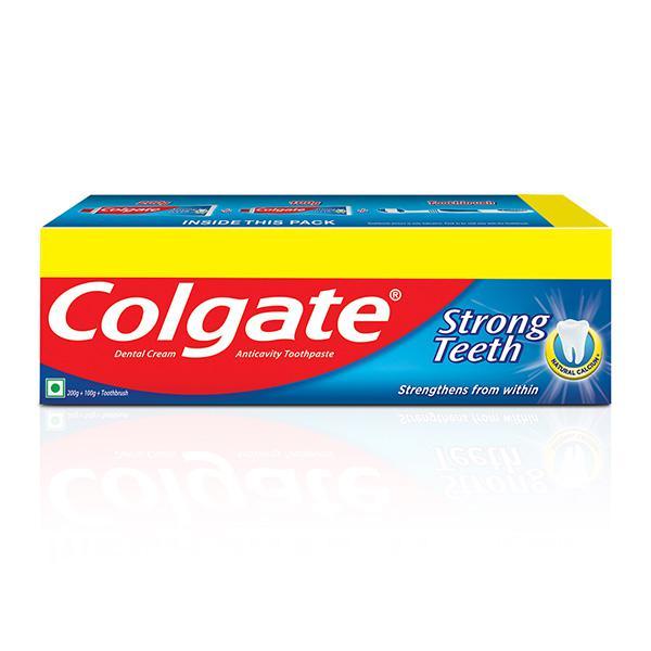 Buy Colgate Strong Teeth Anti-Cavity Toothpaste - Saver Pack 300 gm ...