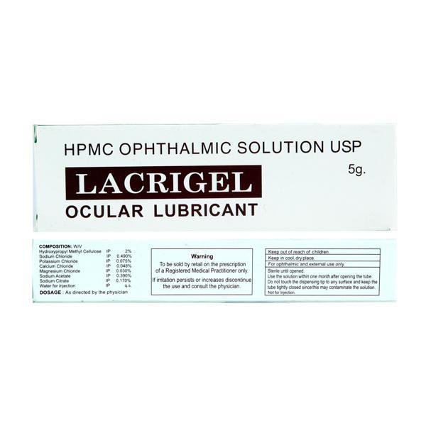 Lacrigel Ophthalmic Solution 5gm