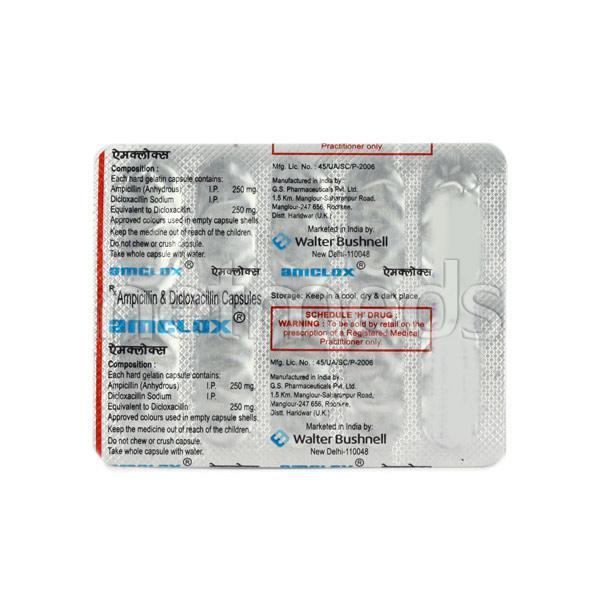 Amclox Capsule 10'S Price, Uses, Side effects, Substitutes | Netmeds