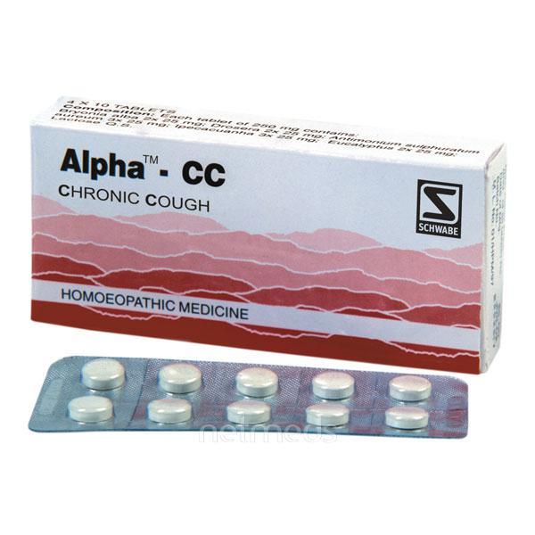 Buy Dr. Willmar Schwabe Alpha - Chronic Cough Tablet 40's Online at ...