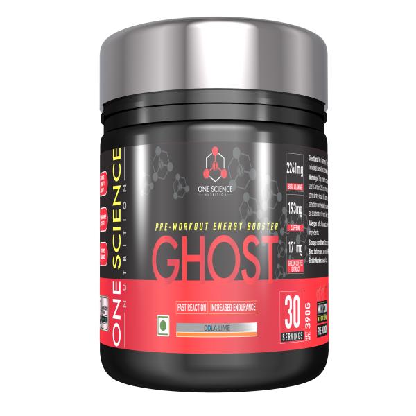 One Science Nutrition Ghost Pre Workout Energy Booster Powder - Cola ...