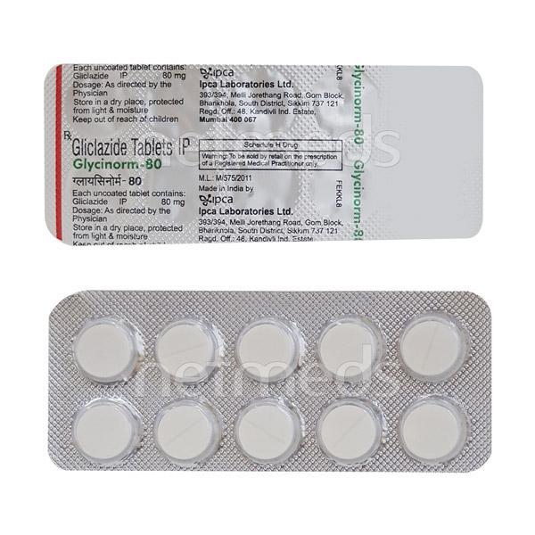 Glycinorm 80mg Tablet 10'S : Price, Uses, Side Effects | Netmeds