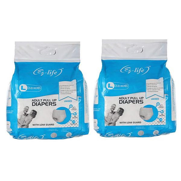 Ez-life Adult Pull Up Diapers (L) (Pack of 2 x 10's) 1's Online at Best ...