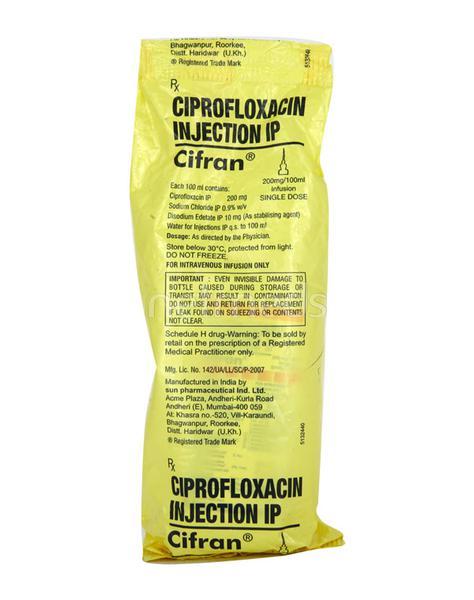 Cifran Infusion 100ml