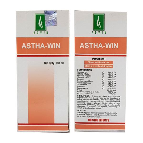 Adven Astha-Win Syrup 180 ml online at best price-Homeopathy