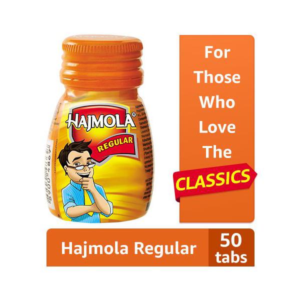 Buy Dabur Hajmola Regular Digestive Tablets 50's Online at Discounted ...